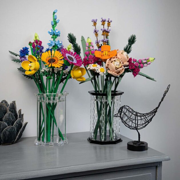 Wicked Brick’s Vases For LEGO Flowers Let You Admire The Stems Too