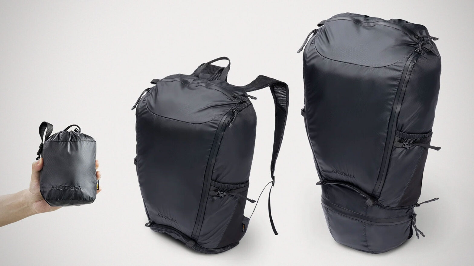 AuraOne: Foldable Backpack With 12 Pockets For An Organized Travel