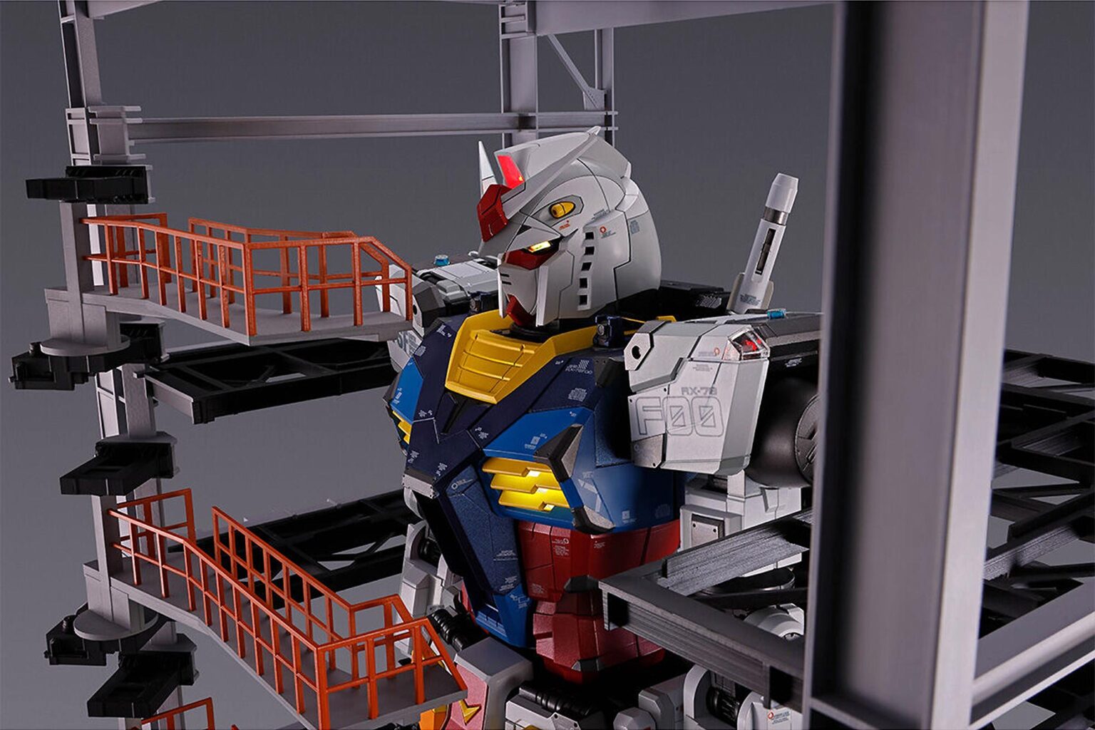 Bandai DX Chogokin Gundam Factory Yokohama RX-78F00 Gundam With Dock