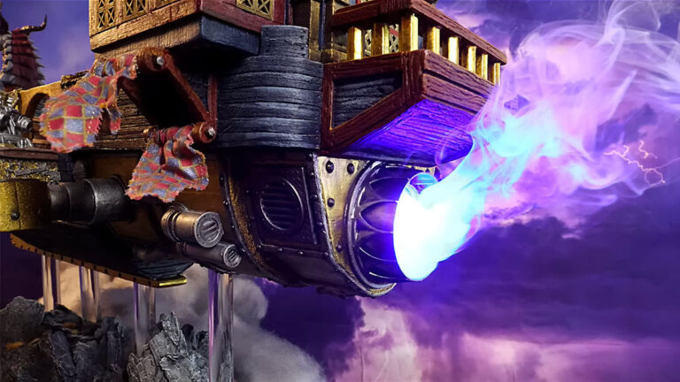 Flying Ship For Tabletop Gaming By Tabletop WitchCRAFT Is Absolutely ...
