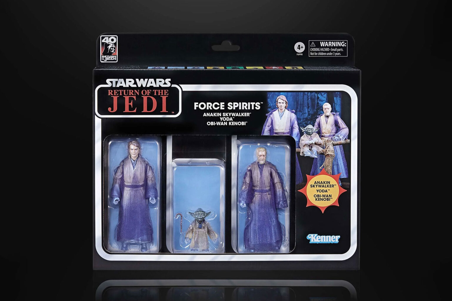 40th Anniversary Of Return Of The Jedi: Hasbro Star Wars The Black Series Force Ghosts 3-Pack