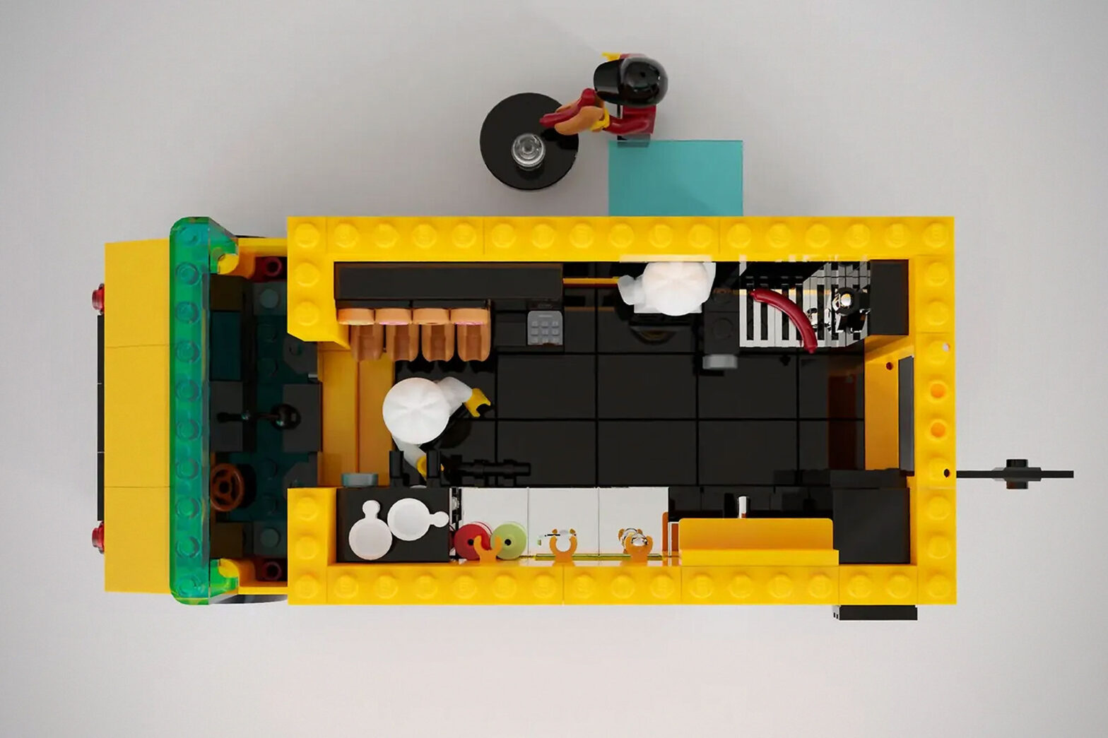 Someone Created An Awesome Looking LEGO Hot Dog Van With Hot Dog ...