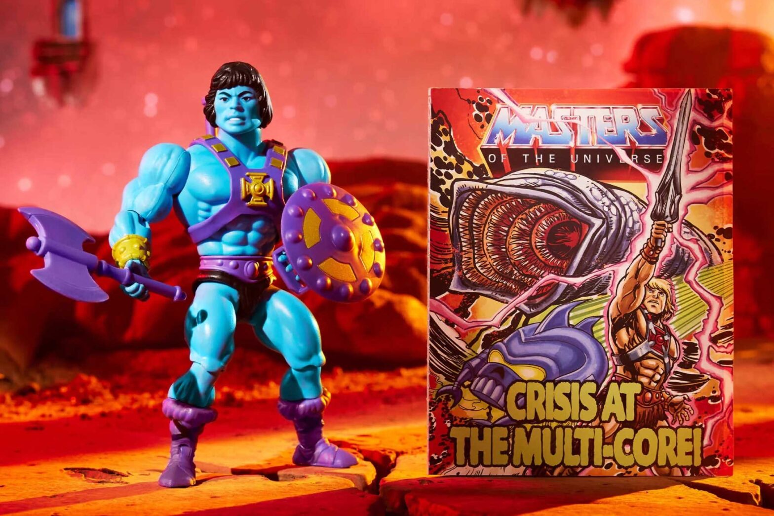 Masters Of The Universe Origins He-Skeletor Figure: First He-Skeletor ...