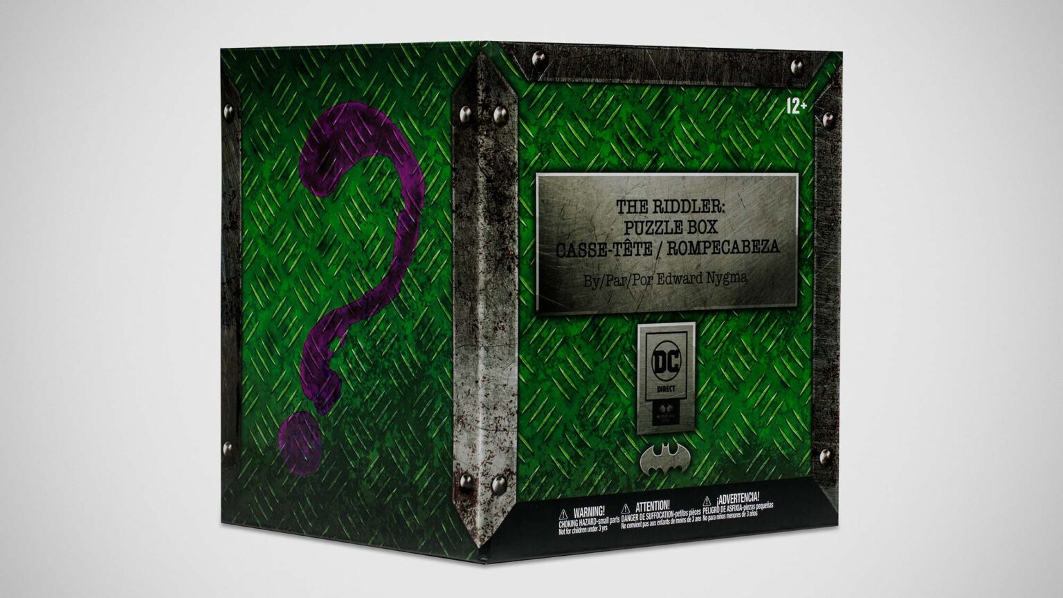 McFarlane Toys The Riddler: Puzzle Box By Edward Nygma: A 1:1 Batarang ...