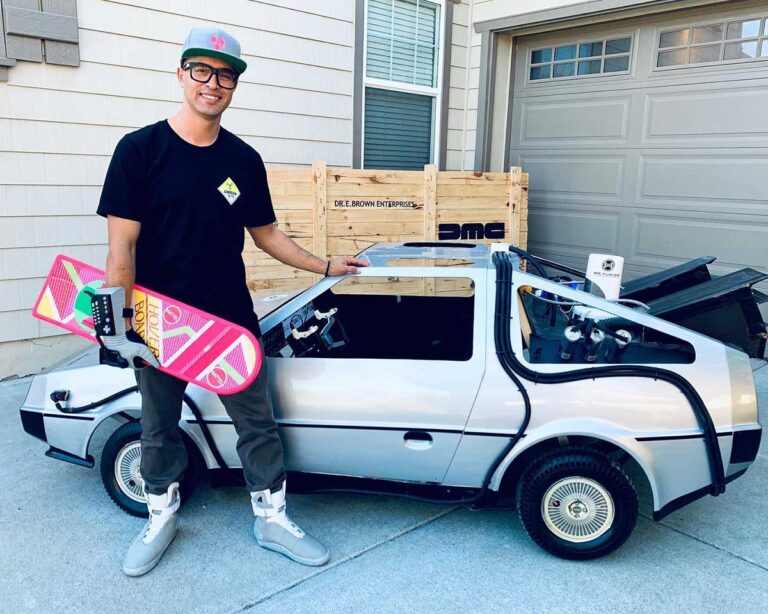 I Finally Found The World’s First Official EV Mini DeLorean!