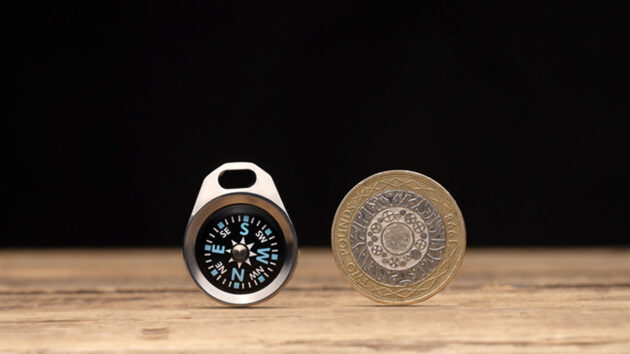 Path-22 Is An Interchangeable Coin-sized Compass That Can Clip Onto ...