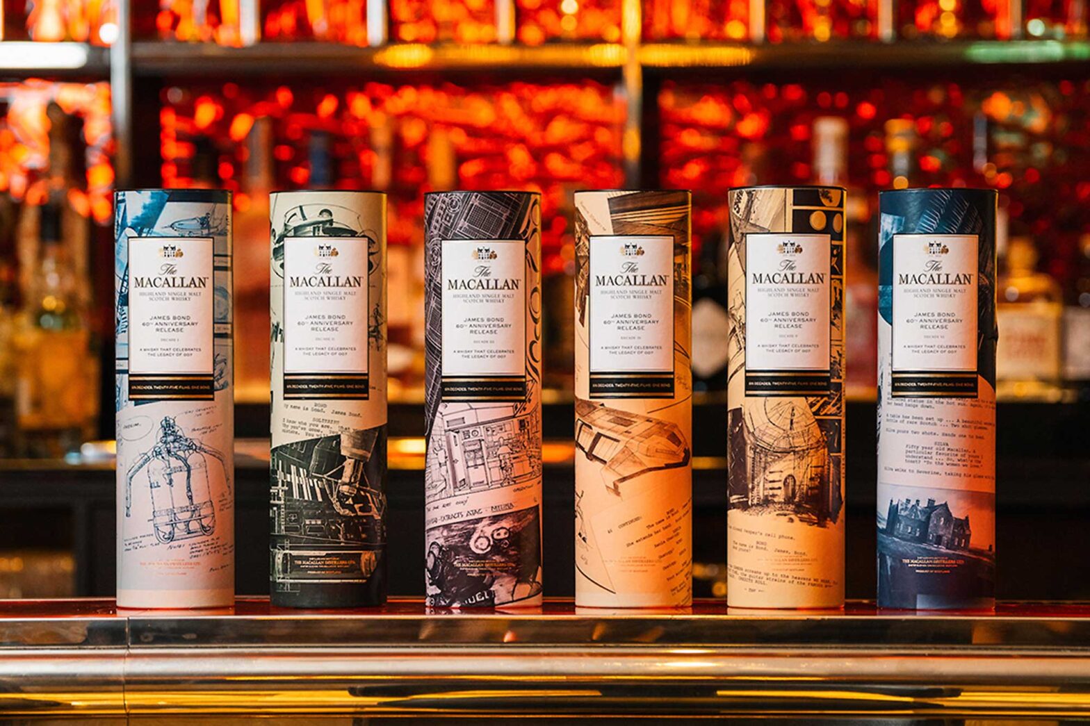 The Macallan X 007 Highland Single Malt Scotch Whisky: Six Bottles For ...