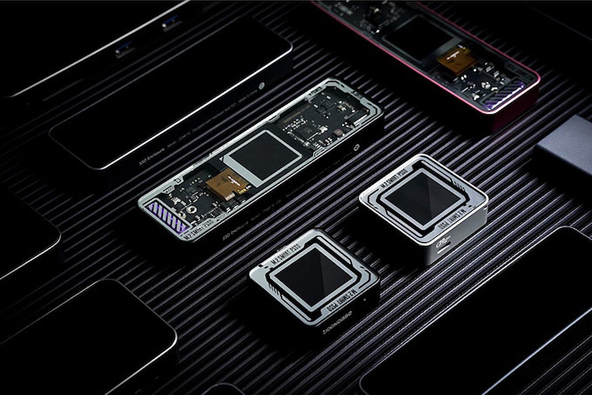 Dockcase M.2 NVMe Smart SSD Enclosure Shrunken To Just 1.7-inch