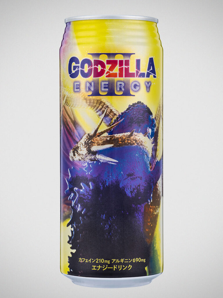 King Ghidorah Is The Star Of The Can For The Third Godzilla Energy Drink
