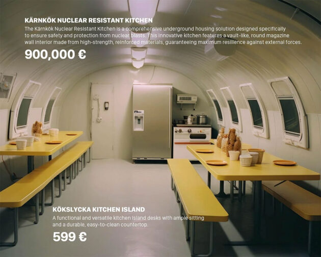 IKEA Anti-nuclear Bomb Shelter Products Created By Filip Filkovic Philatz