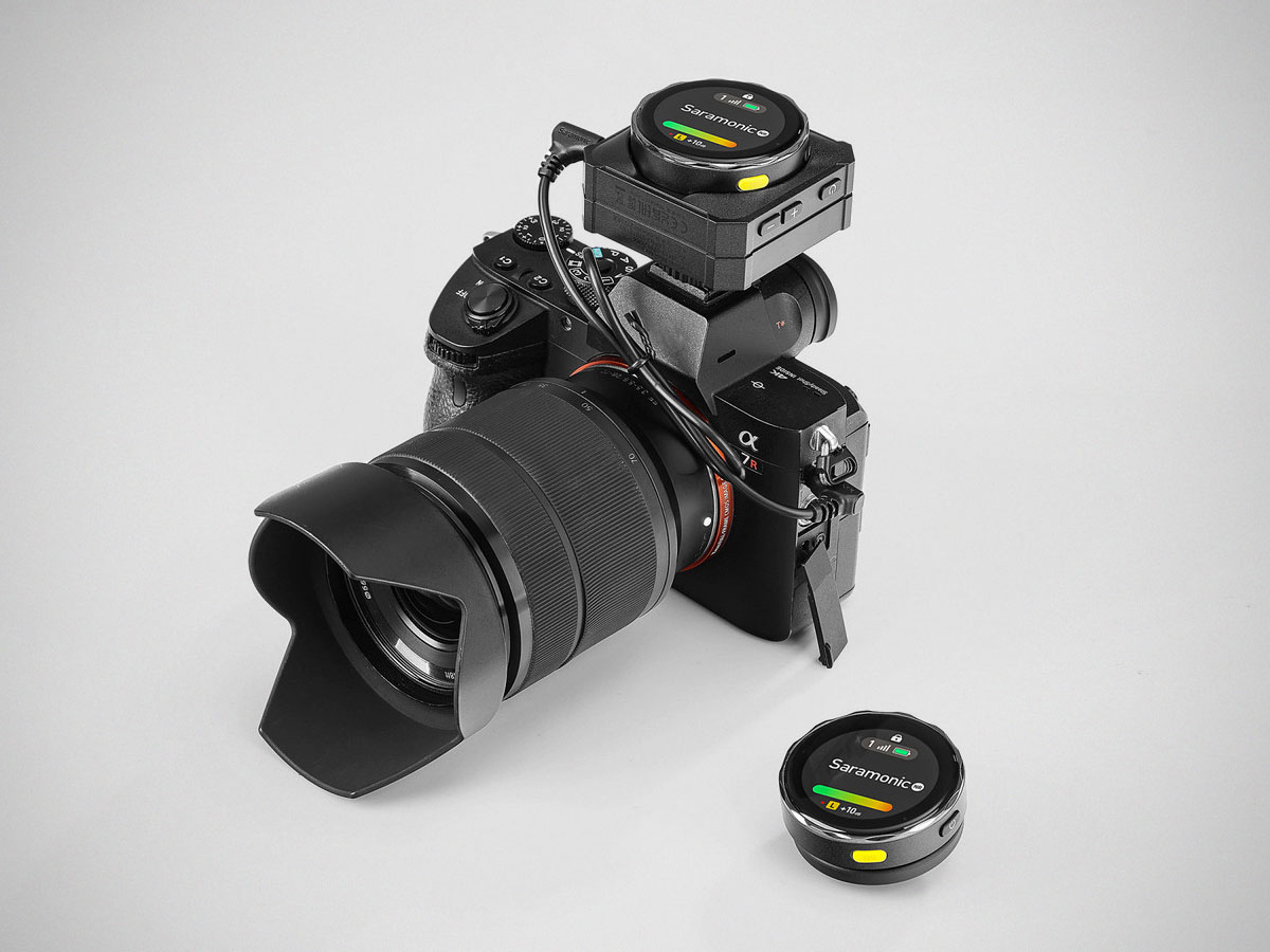 Saramonic BlinkMe Wireless Smart Microphone Has A Touchscreen Transmitter