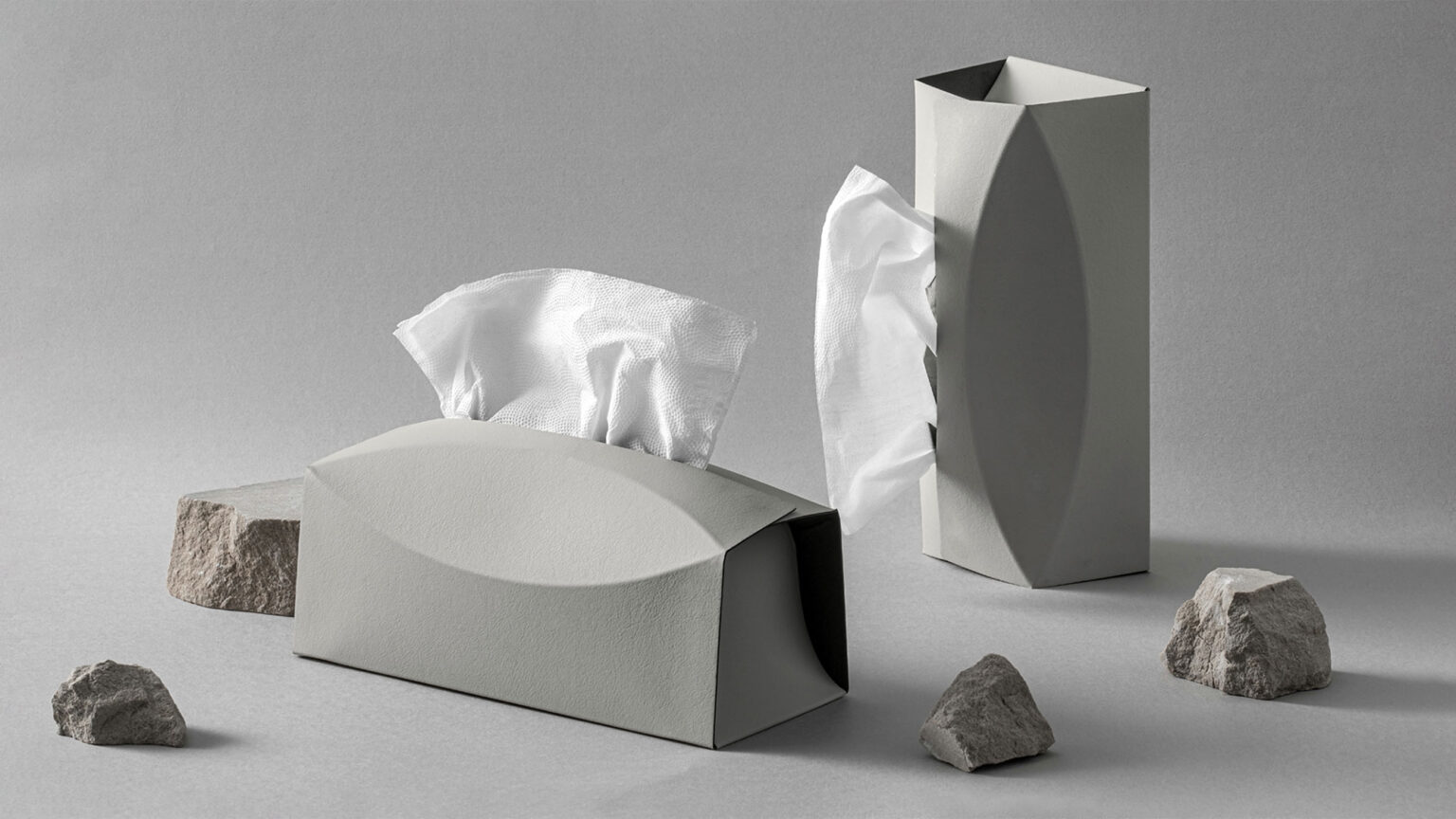 Tent Acme Origami Design Tissue Holder Has The Zen Vibes