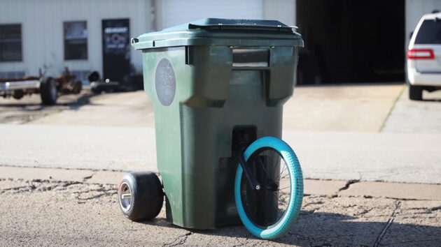 The Trash Can Made 63 MPH, Making It The World’s Fastest Trash Can