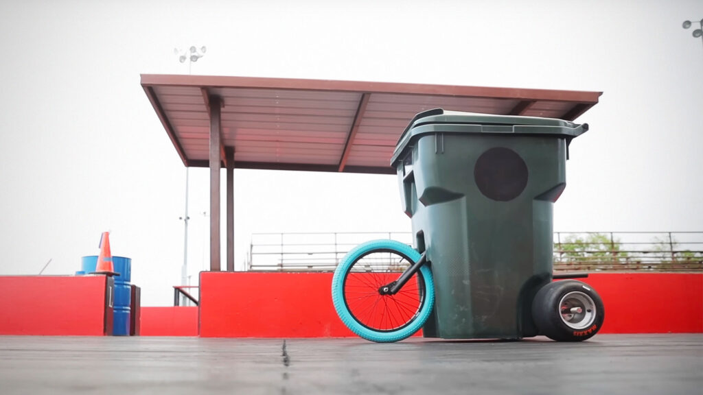 The Trash Can Made 63 MPH, Making It The World’s Fastest Trash Can