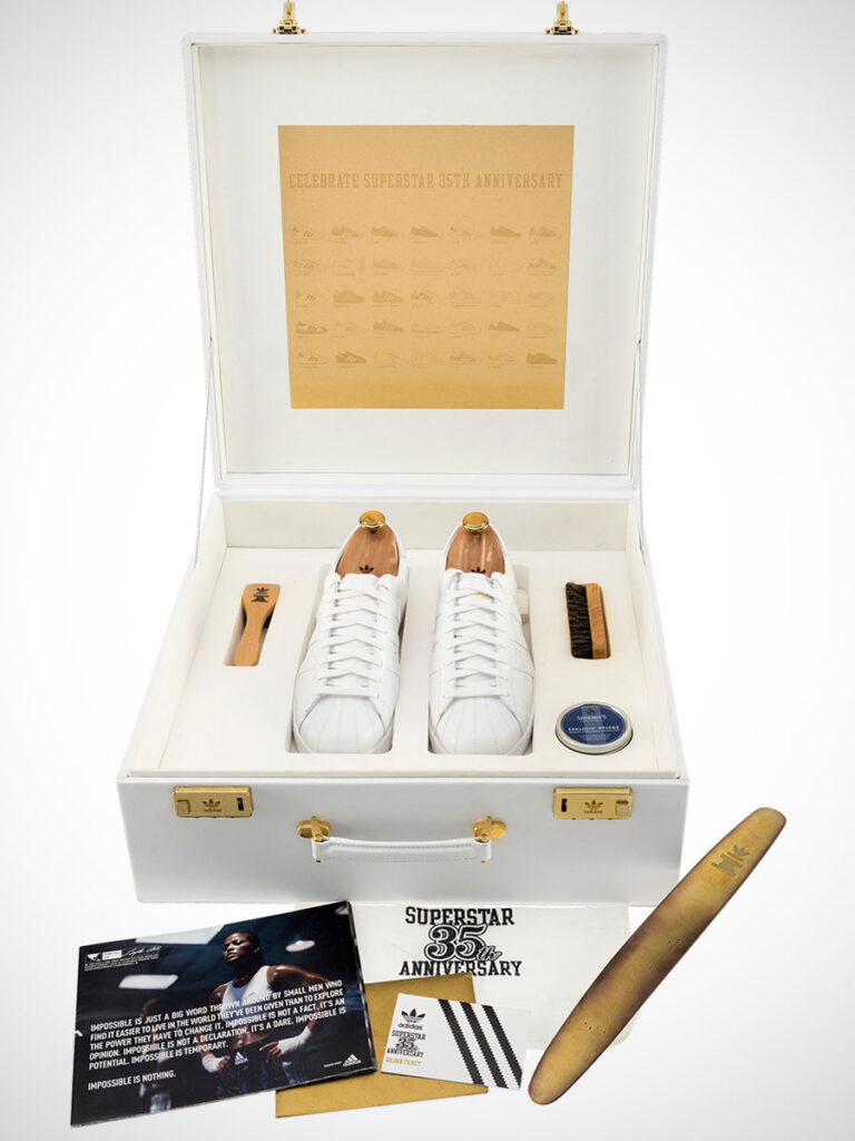 Rare Adidas Superstar 35th Anniversary #35 “Top Secret” Shoes Goes Under The Hammer