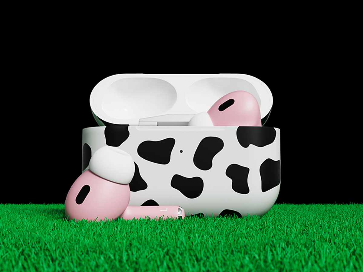 Colorware Gave AirPods Pro 2nd Generation A Cow Makeover And It Looks ...