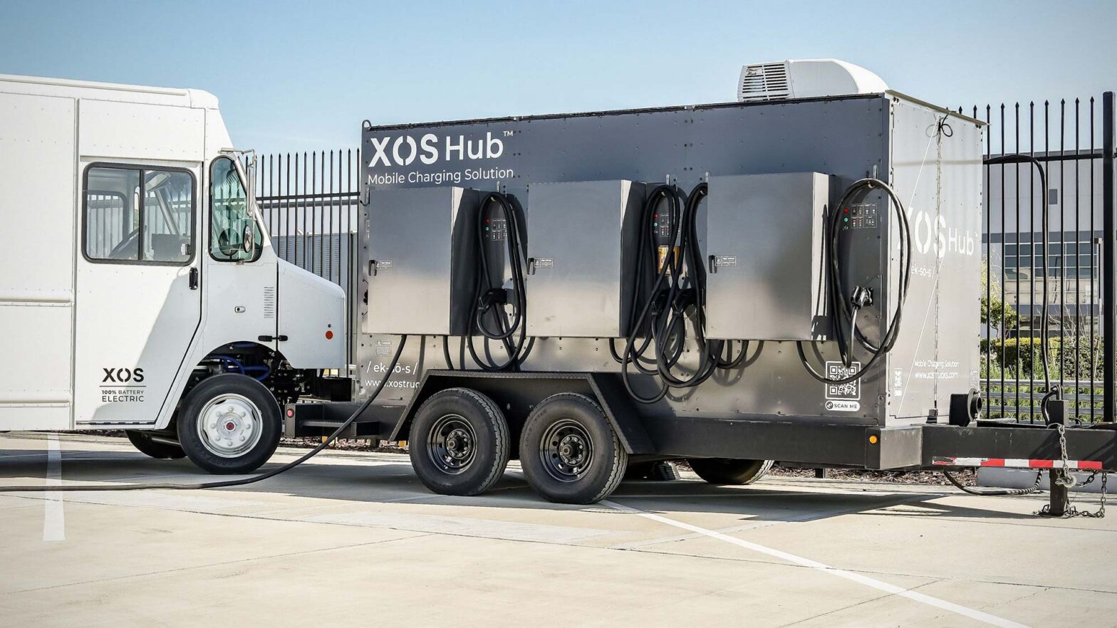 Xos Trucks Introduces Second Generation Xos Hub Mobile Charging ...