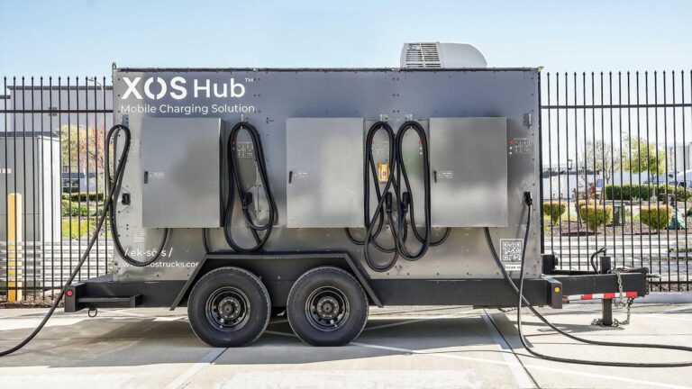 Xos Trucks Introduces Second Generation Xos Hub Mobile Charging ...