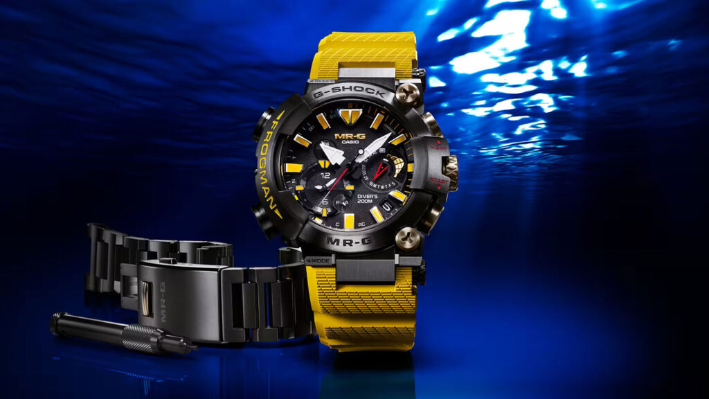 Casio G-Shock MR-G Frogman MRGBF1000E1A9 Diving Watch Pays Homage To ...