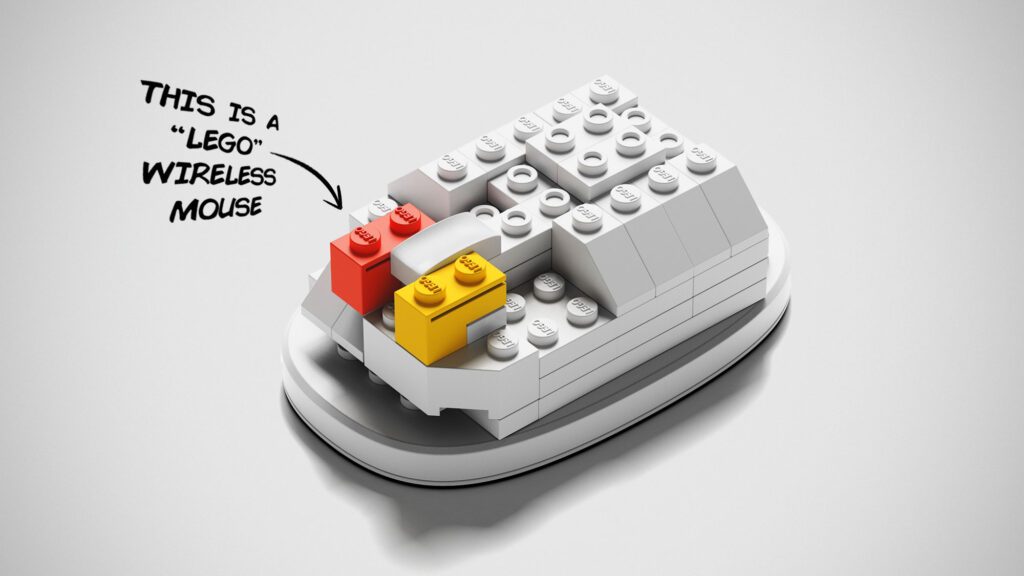 Some Designers Dreamed Up A Mouse Customizable With LEGO Bricks