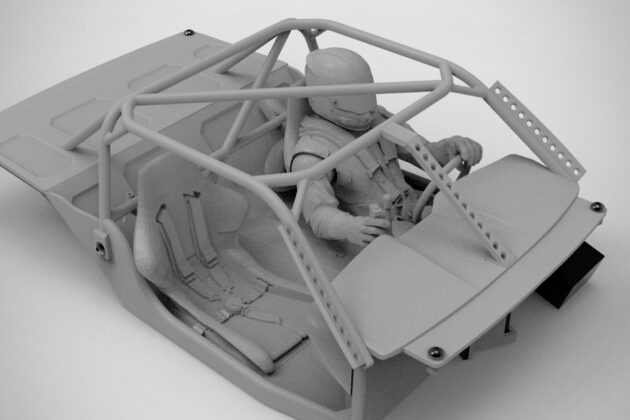 This Custom RC Car Interior Has A Driver Turns His Head As The Steering ...