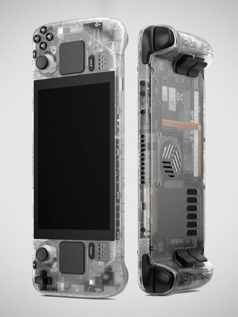 JSAUX Transparent Front Cover For Steam Deck: A Fully Transparent Steam ...