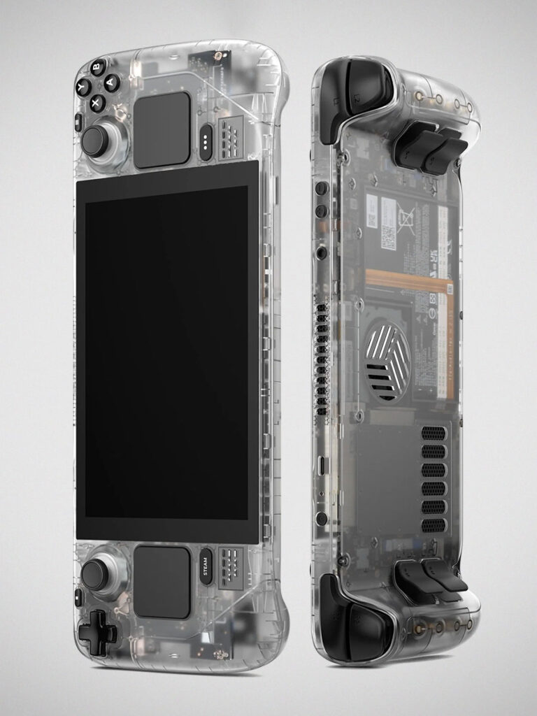 JSAUX Transparent Front Cover For Steam Deck: A Fully Transparent Steam ...