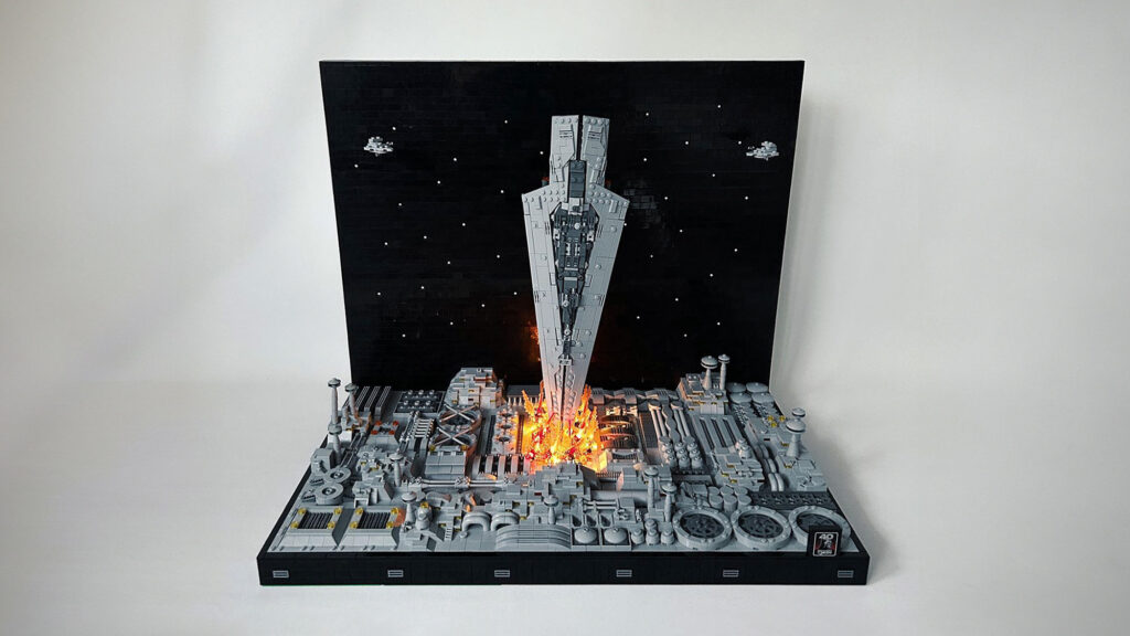 Check Out This Executor Crash MOC Featuring The New LEGO Super Star ...