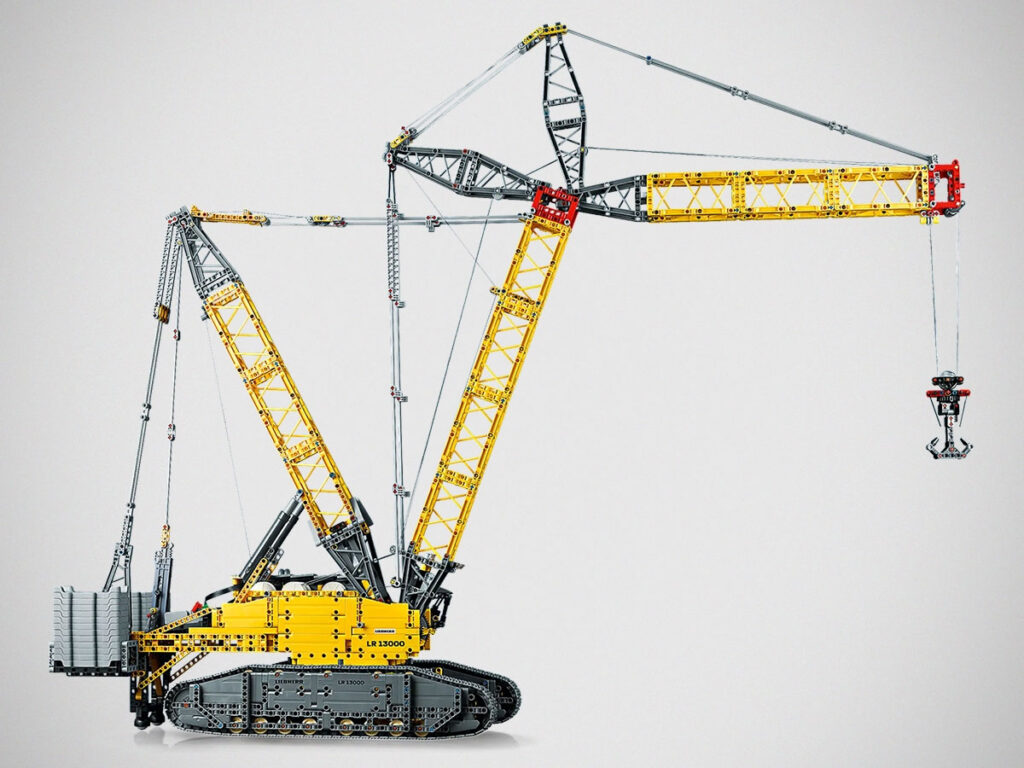 LEGO Technic Liebherr Crawler Crane LR 13000 (42146) Towers At An ...