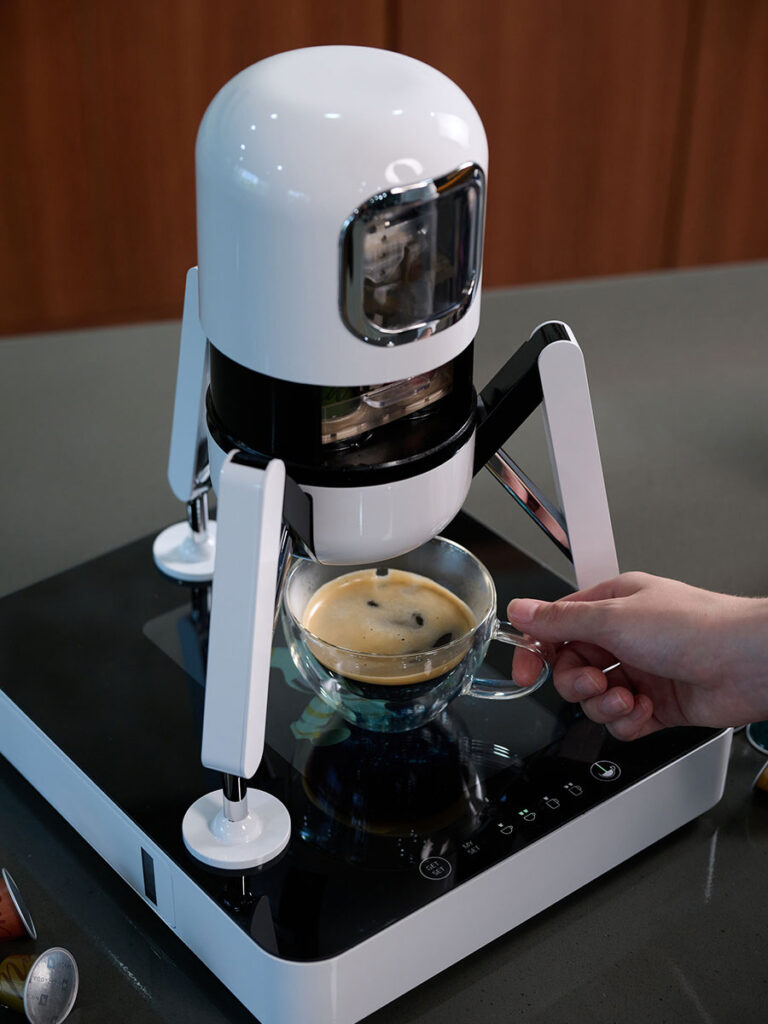 LG’s First-ever Capsule Coffee Machine Looks Like 3-legged Robot On A ...