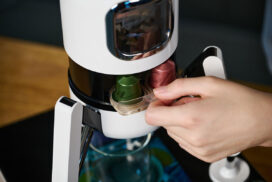 LG’s First-ever Capsule Coffee Machine Looks Like 3-legged Robot On A ...