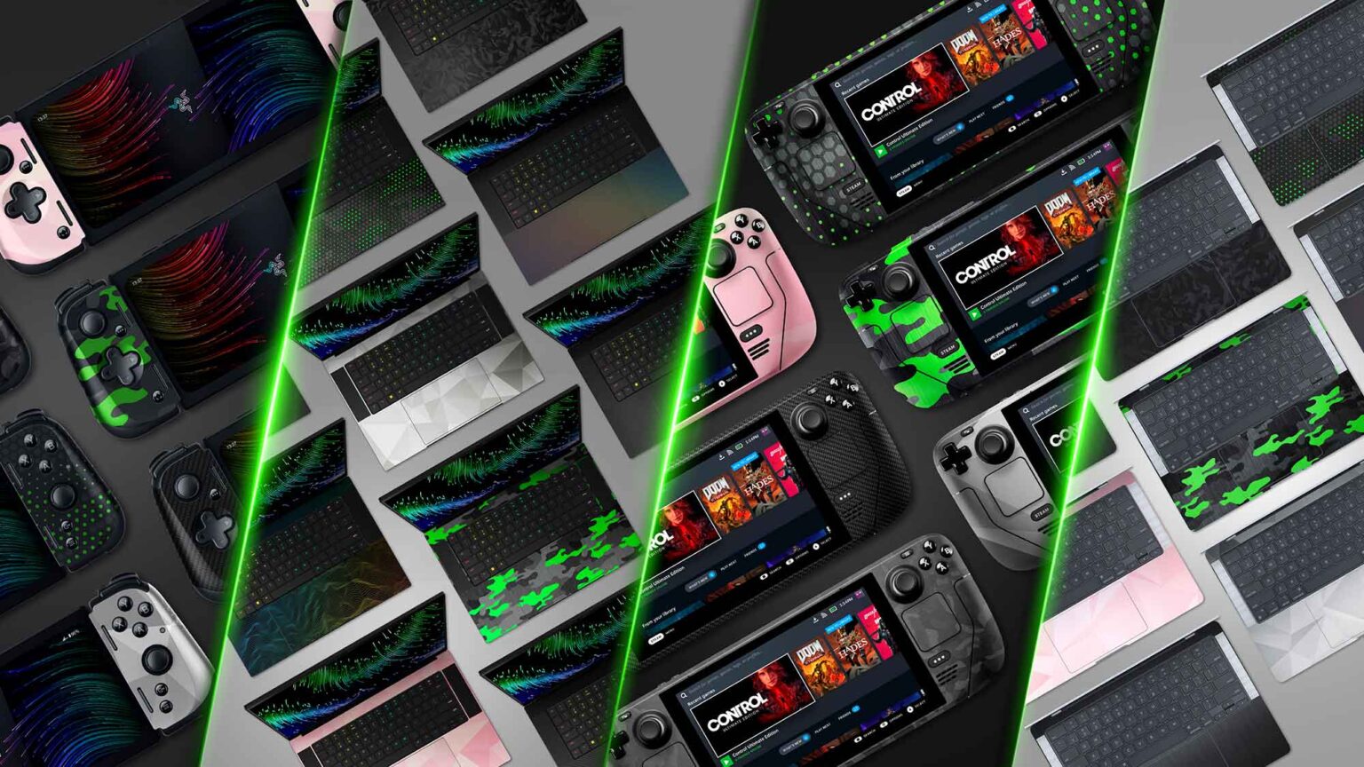 Razer Now Has Skins For Laptops, Consoles, And Mobile Consoles