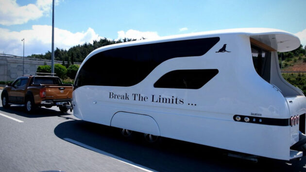 Sealvans Amphibious Caravan Lets You Camp On Land Or On Open Waters