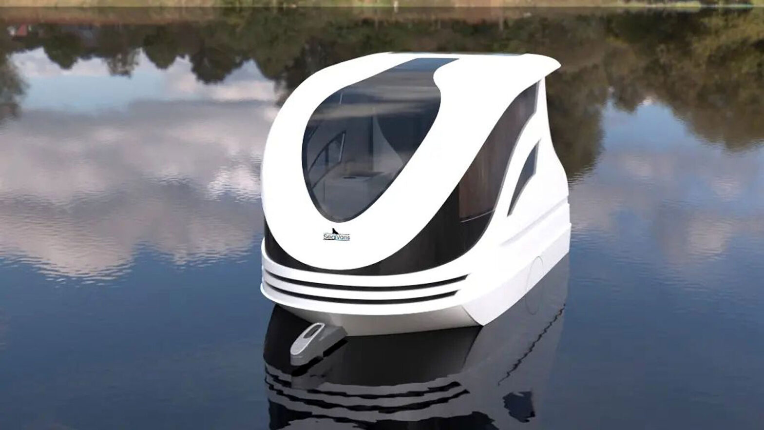 Sealvans Amphibious Caravan Lets You Camp On Land Or On Open Waters