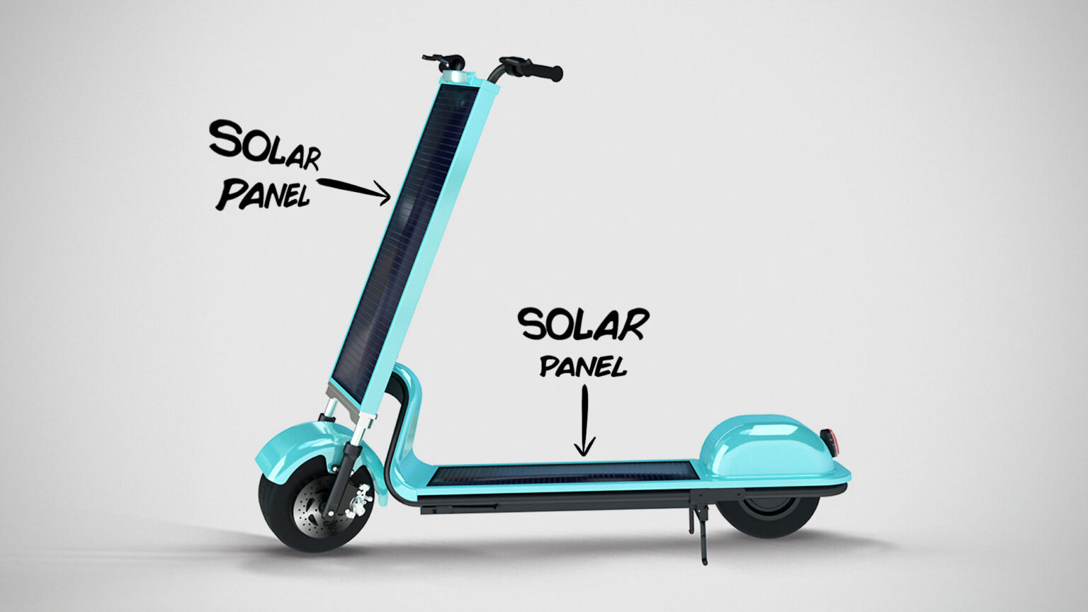 This Is Agao Solar Scooter. It May Never Need Plugging In If Is Always ...