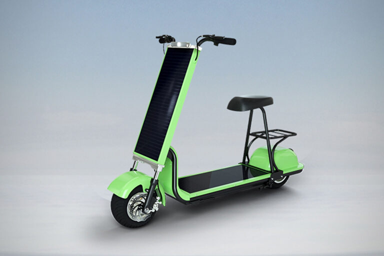 This Is Agao Solar Scooter. It May Never Need Plugging In If Is Always ...