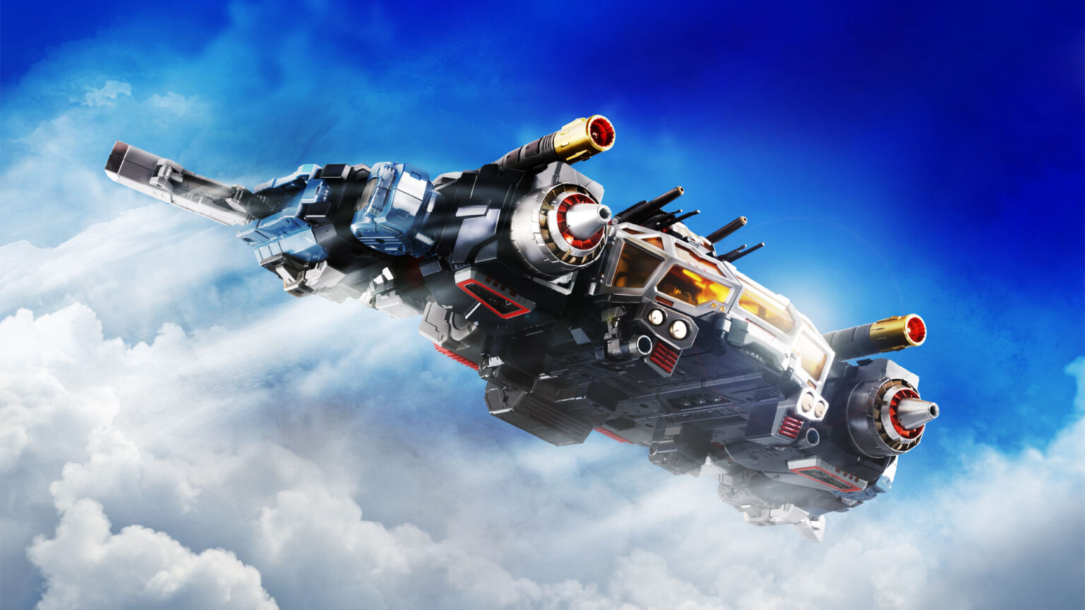 Takara Tomy Diaclone DA-100 Aerial Mobile Fortress Joins DA-95 Robot ...