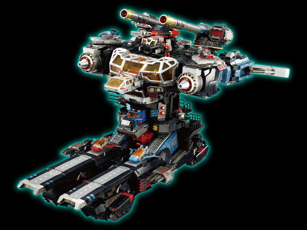 Takara Tomy Diaclone DA-100 Aerial Mobile Fortress Joins DA-95 Robot ...