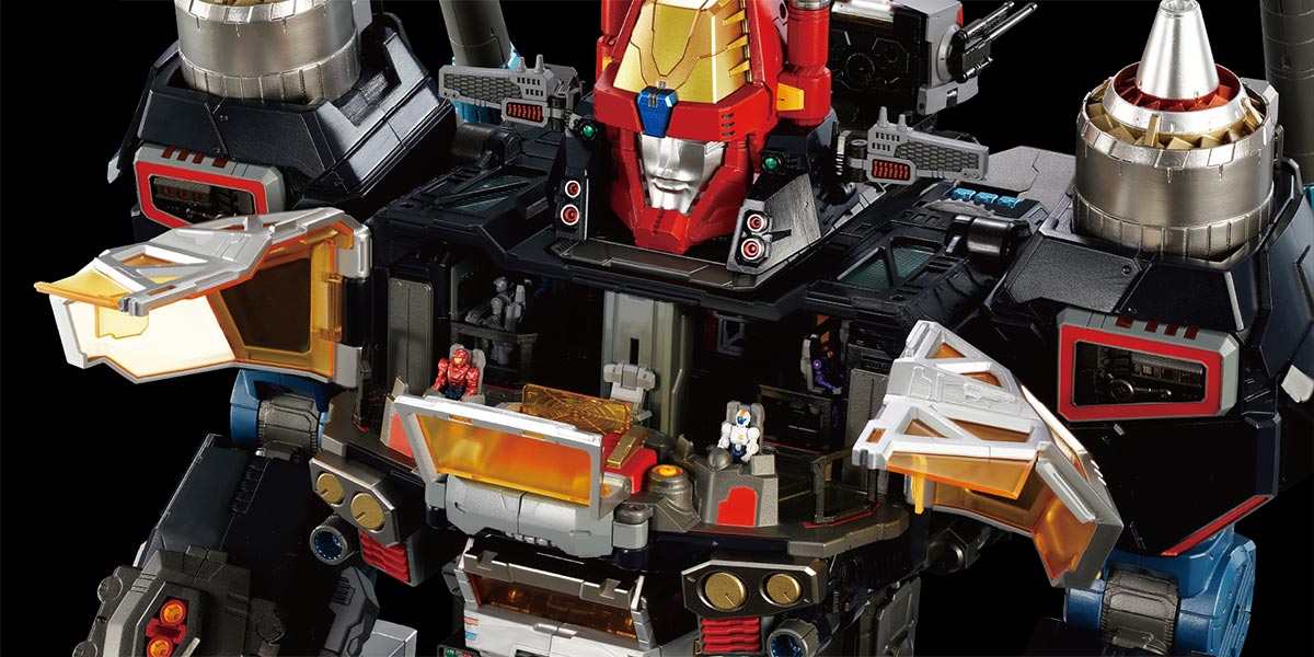 Takara Tomy Diaclone DA-100 Aerial Mobile Fortress Joins DA-95 Robot ...