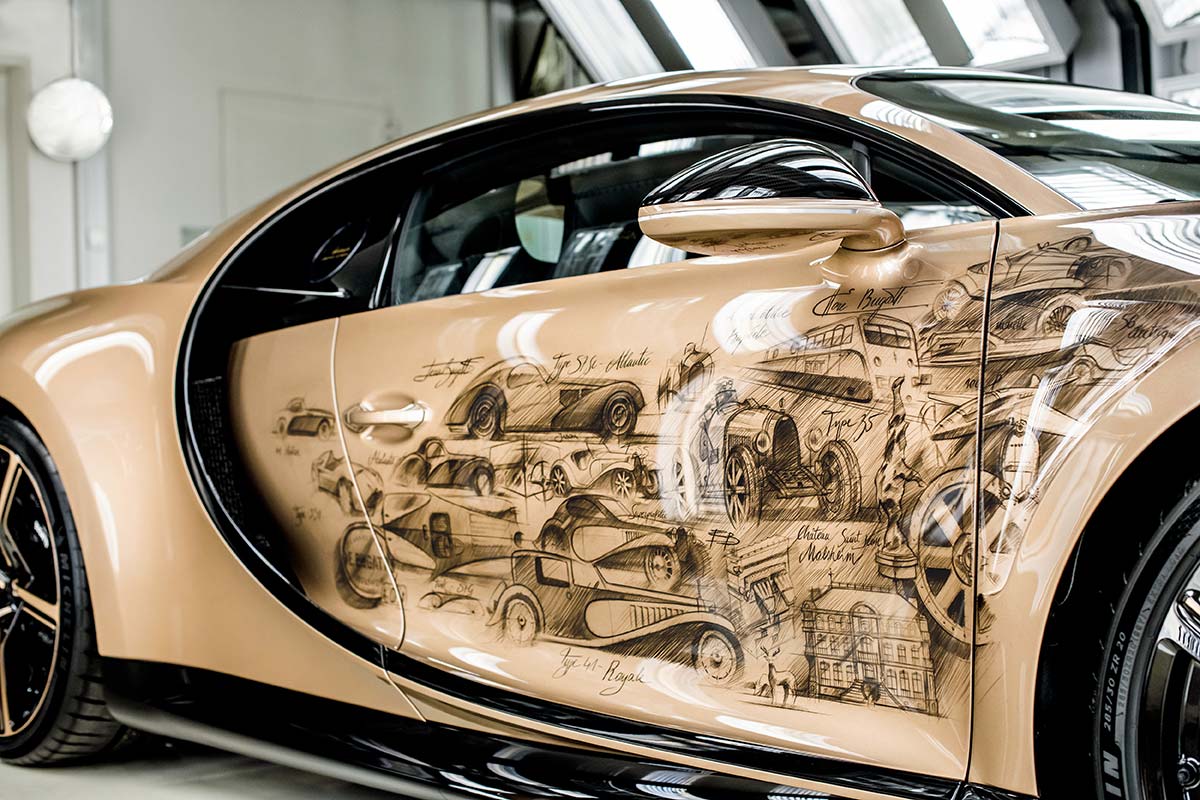 One-off Bugatti Chiron Super Sport ‘Golden Era’ Is Literally A Work Of ...