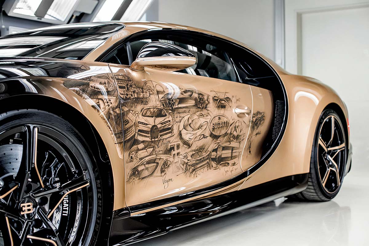 One-off Bugatti Chiron Super Sport ‘Golden Era’ Is Literally A Work Of ...