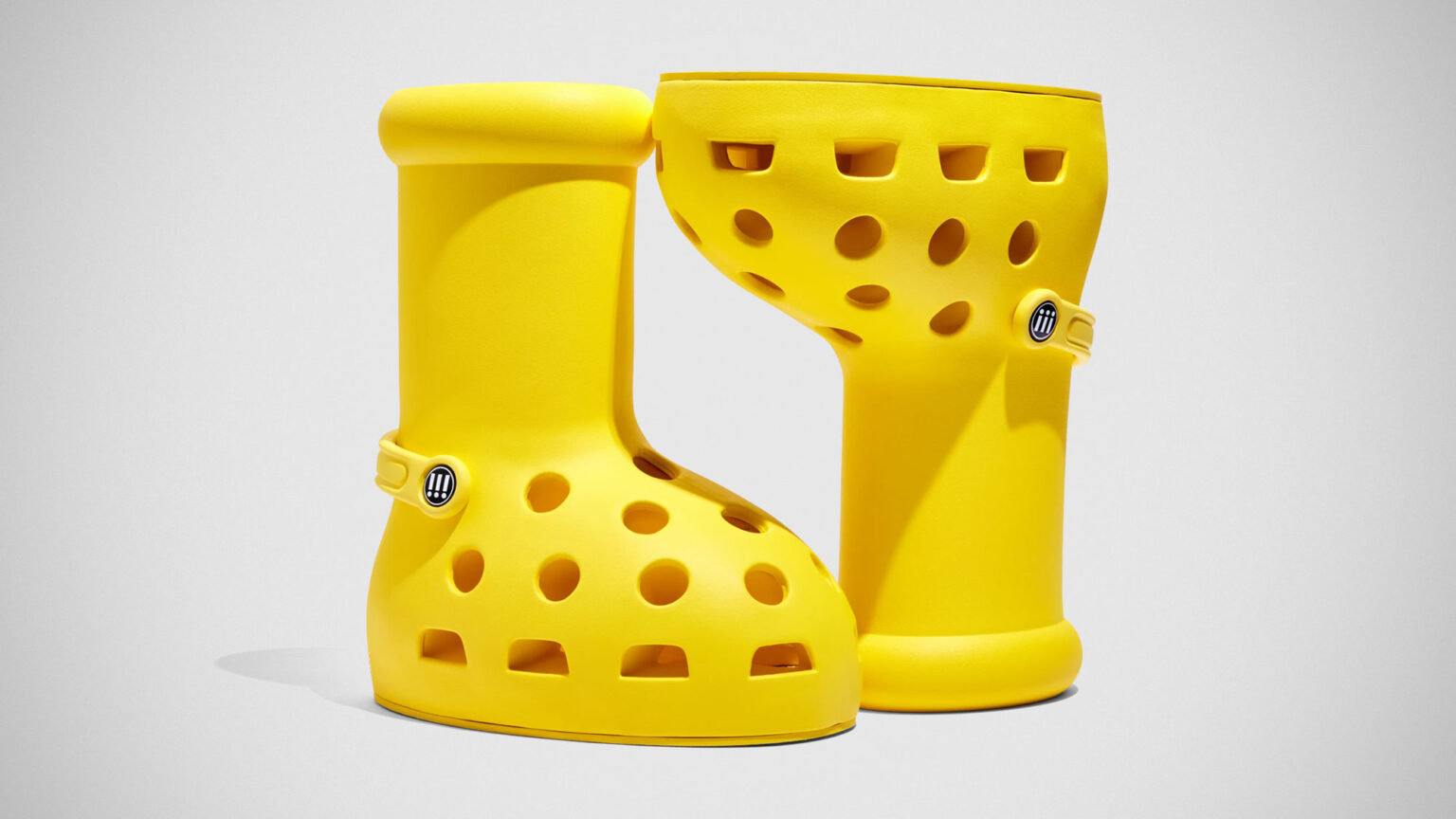 MSCHF x Crocs Big Red Boots (Yellow): It’s The Big Red Boots In Yellow ...