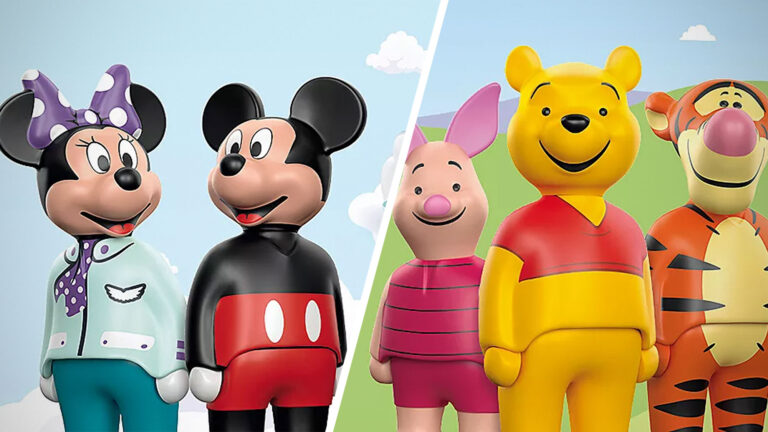 It Is Strange Seeing Mickey, Minnie, And Winnie The Pooh Figures With ...