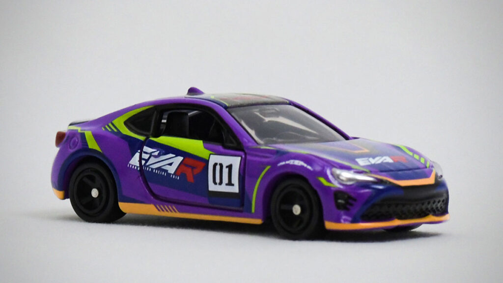 Tomica Evangelion Racing EVA RT Unit 1 And Unit 2 Toyota 86 Die-cast Cars