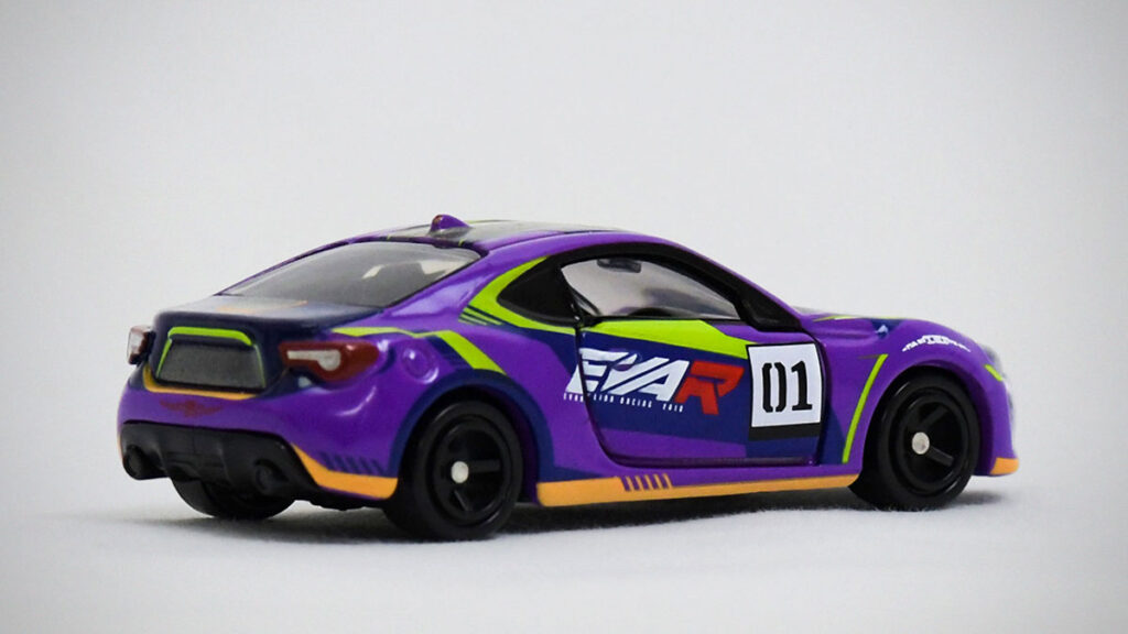 Tomica Evangelion Racing EVA RT Unit 1 And Unit 2 Toyota 86 Die-cast Cars