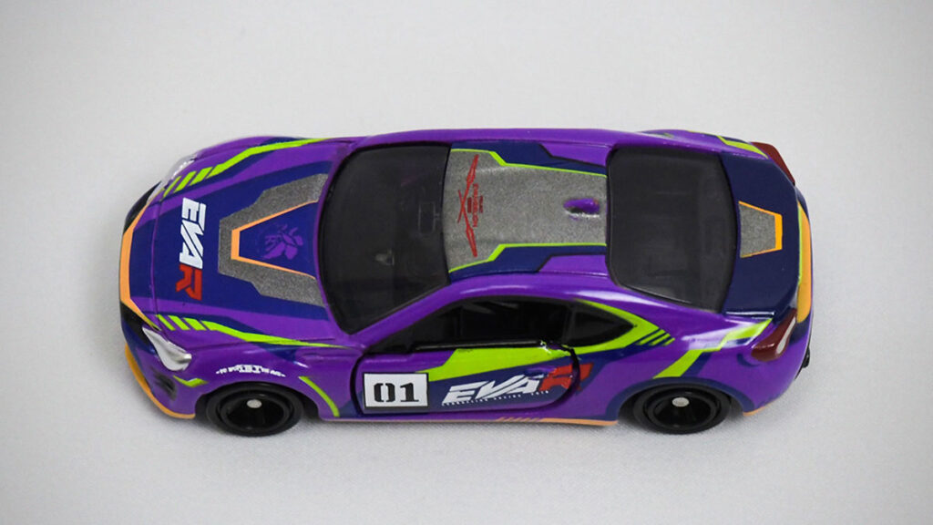 Tomica Evangelion Racing EVA RT Unit 1 And Unit 2 Toyota 86 Die-cast Cars
