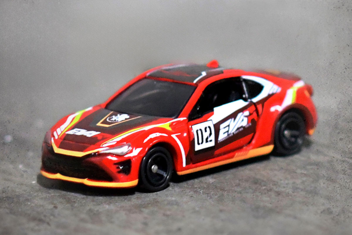 Tomica Evangelion Racing EVA RT Unit 1 And Unit 2 Toyota 86 Die-cast Cars