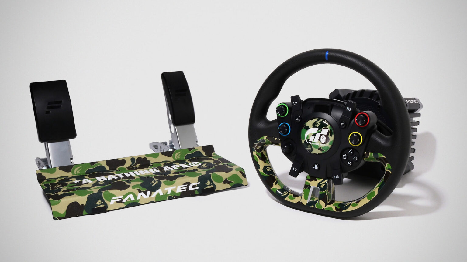 BAPE X Fanatec GT DD Pro Steering Wheel Is A Collaboration You Never ...