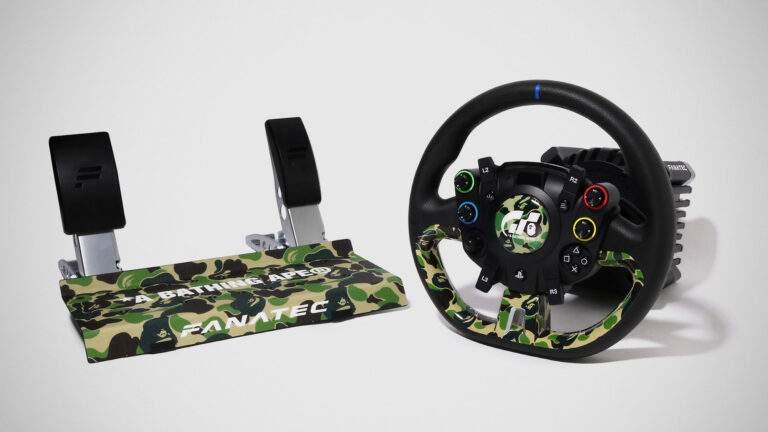 BAPE X Fanatec GT DD Pro Steering Wheel Is A Collaboration You Never ...