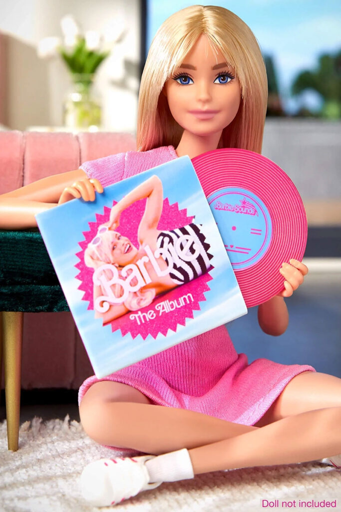 Barbie The Album Official Vinyl Movie Soundtrack Set Comes With A Doll-sized Record Too